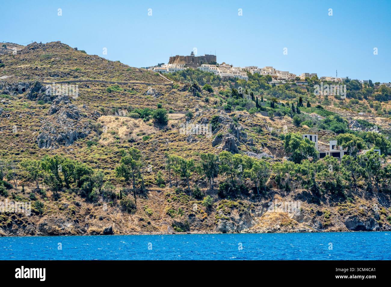 11th Century Monastery of St. Johm, Patmos, Greece Stock Photo - Alamy