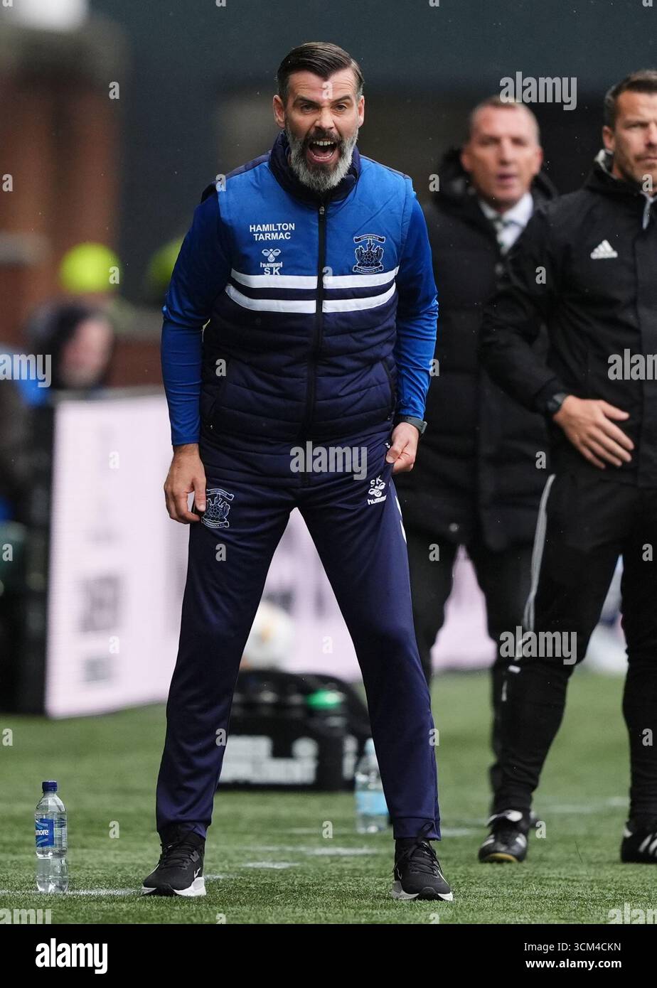 Kilmarnock manager Stuart Kettlewell during the William Hill ...