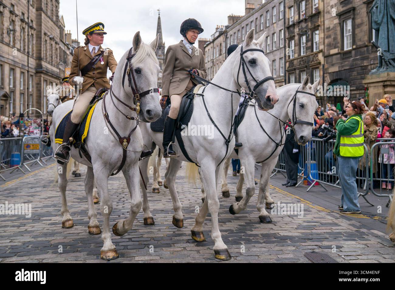 The Princess Royal attends the Riding of the Marches in Edinburgh, an ...