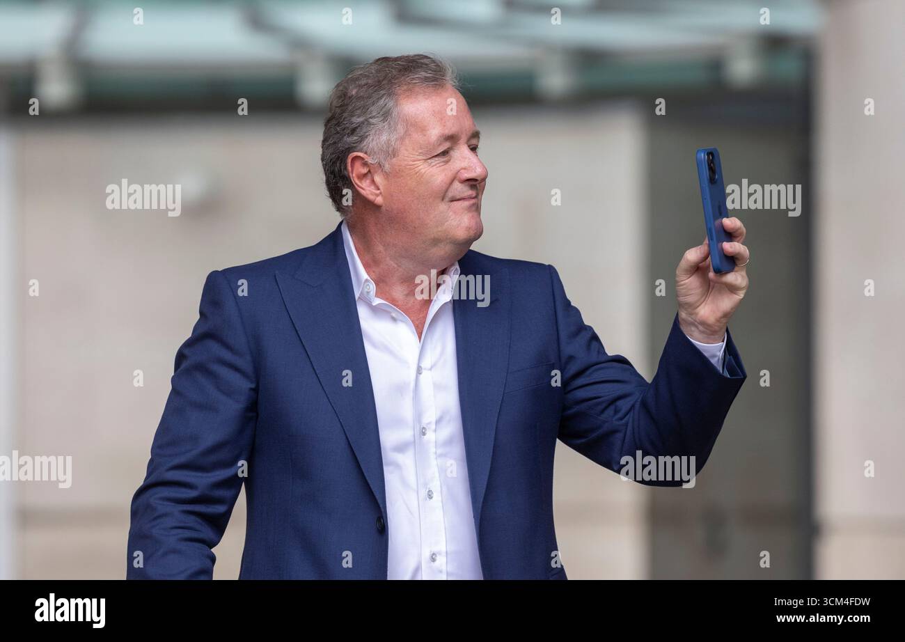 London, UK 14th Sept 2025 Piers Morgan, Piers Stefan Pughe-Morgan, at ...