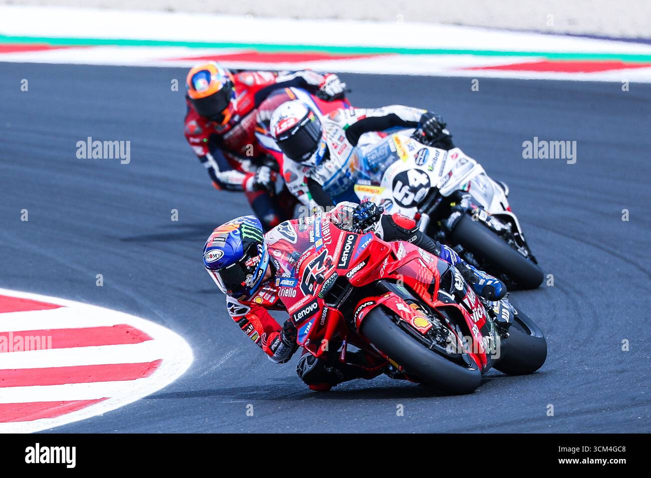 Francesco Pecco Bagnaia of Italy and Ducati Lenovo Team seen during ...