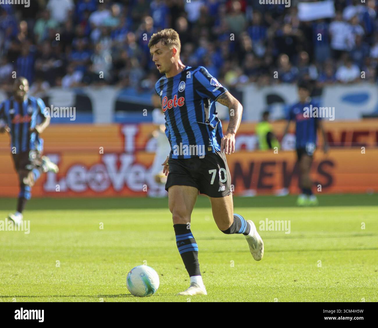 Daniel Maldini of Atalanta BC play the ball during Atalanta BC vs US ...