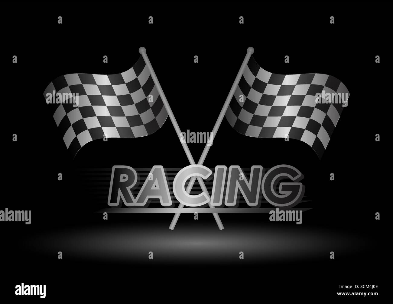 Racing track Background. Racing Checkered Flag. Car Racing Concept ...
