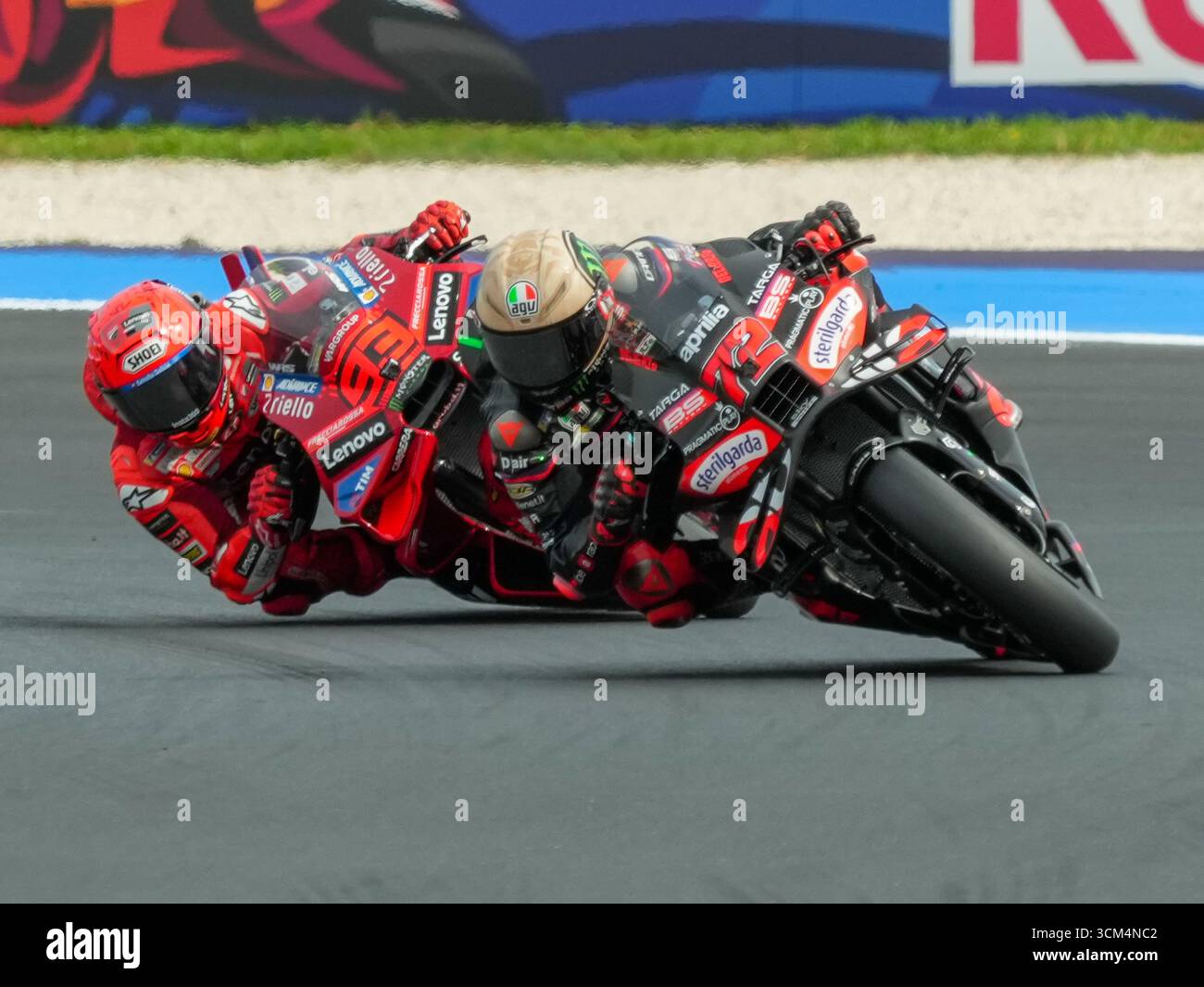 72 Marco Bezzecchi - Aprilia Racing motogp, 93 Marc Marquez - Ducati ...
