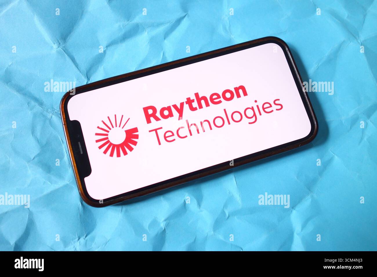 September 7, 2025, Poland: In this photo illustration, the Raytheon ...