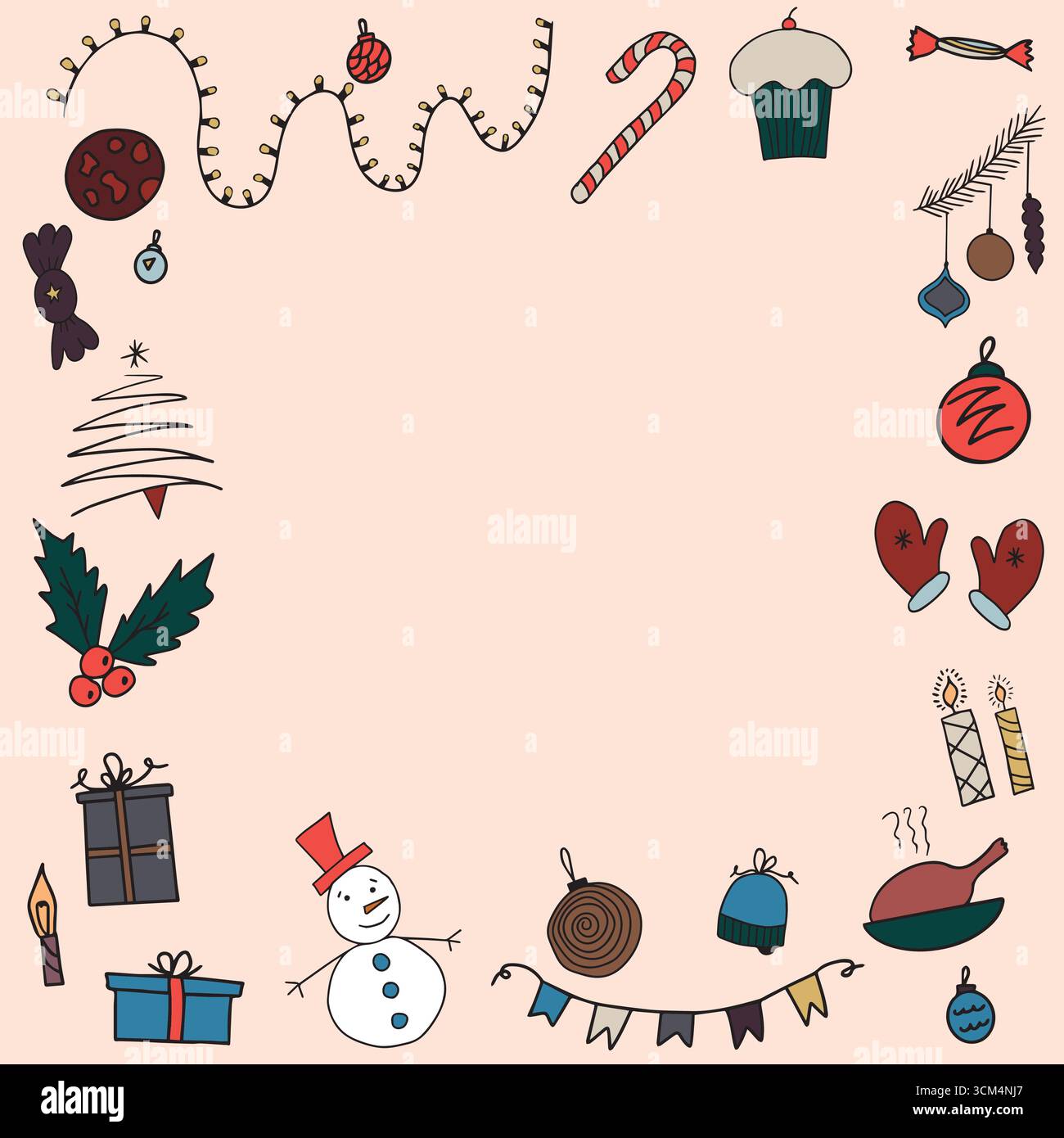 Festive decorations vector vectors Stock Vector Images - Alamy