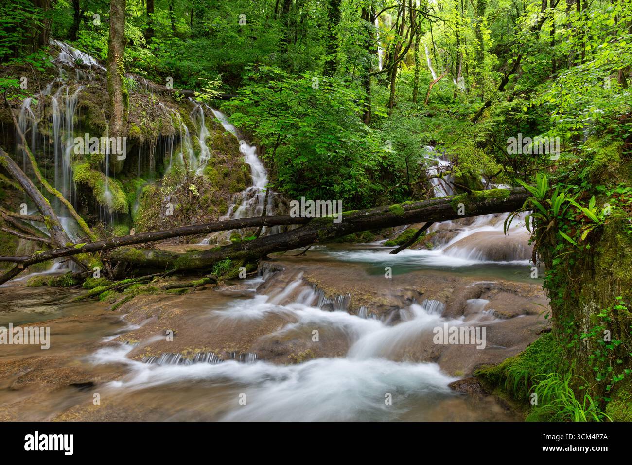 The beautiful but hidden Cascade de Clairefontaine (waterfall) near ...