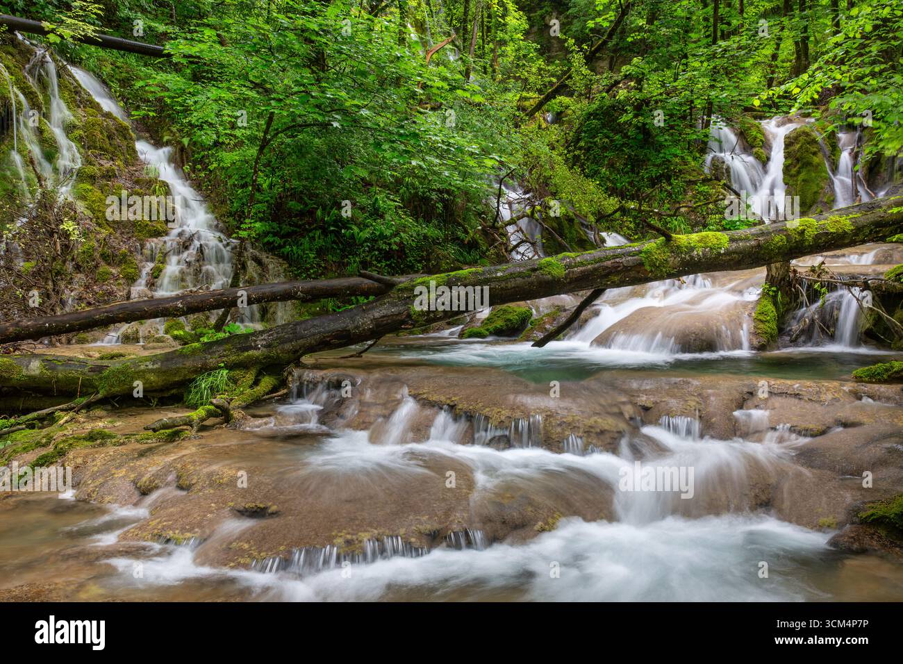 The beautiful but hidden Cascade de Clairefontaine (waterfall) near ...