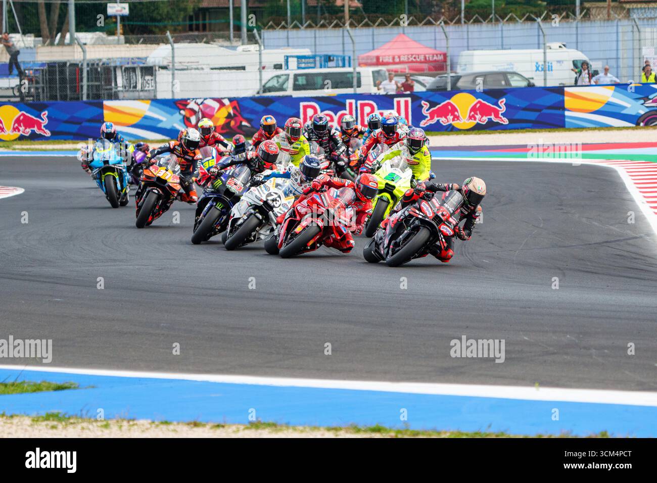 72 Marco Bezzecchi - Aprilia Racing motogp, 93 Marc Marquez - Ducati ...