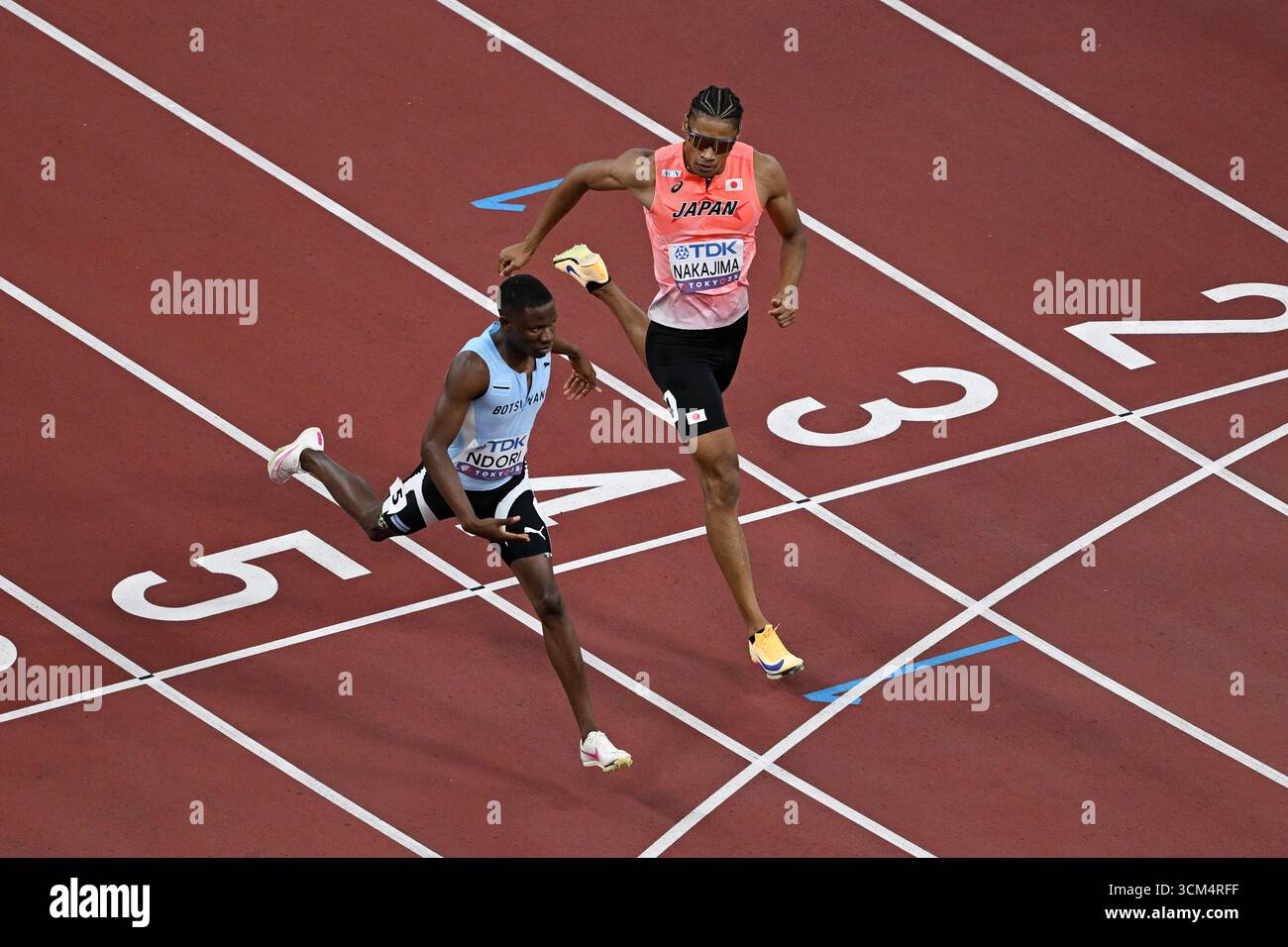 (L-R) Bayapo NDORI (BOT), Yuki Joseph Nakajima (JPN), SEPTEMBER 14 ...