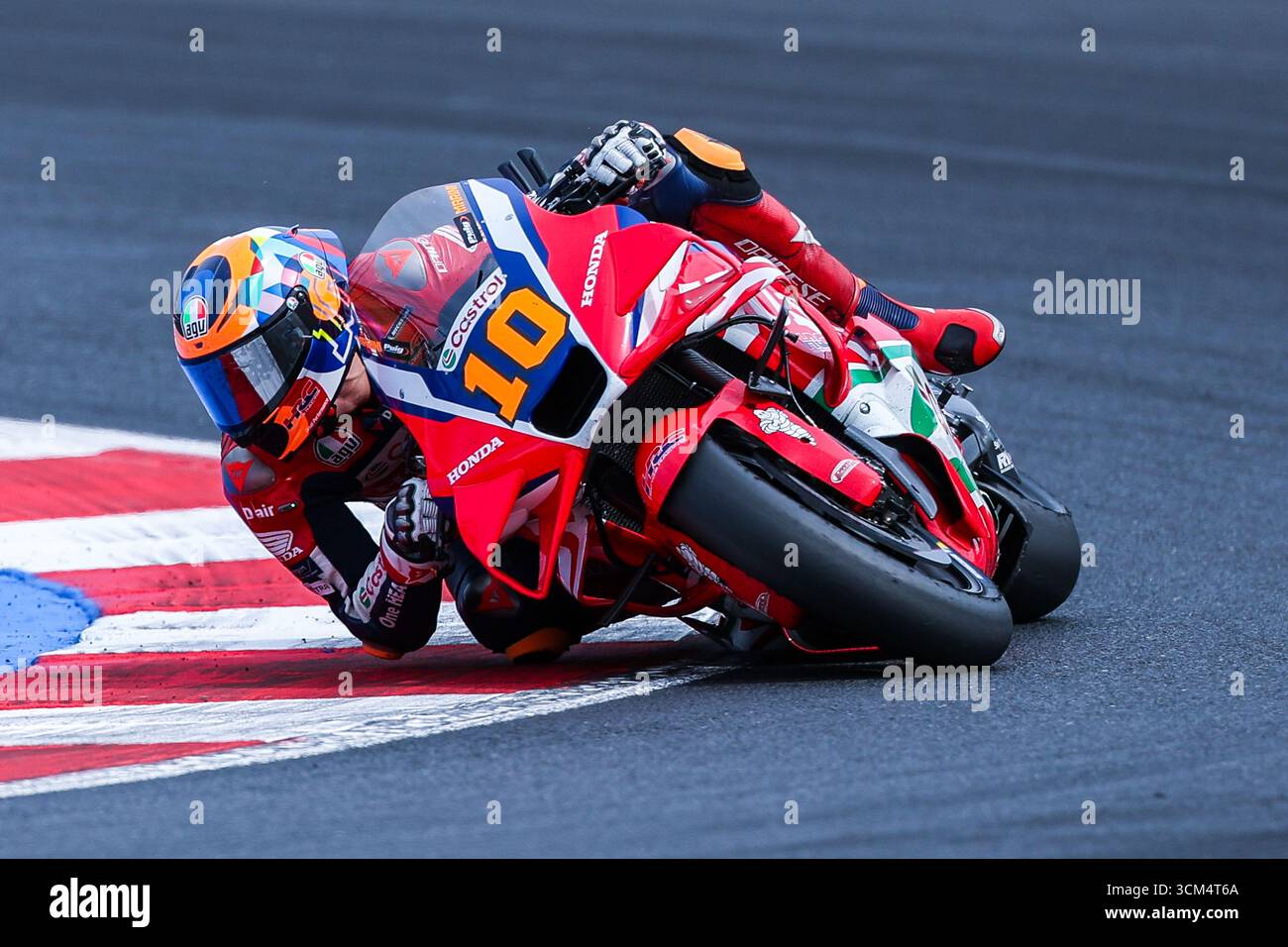 Luca Marini of Italy and Honda HCR Castrol seen during the MotoGP GP16 ...