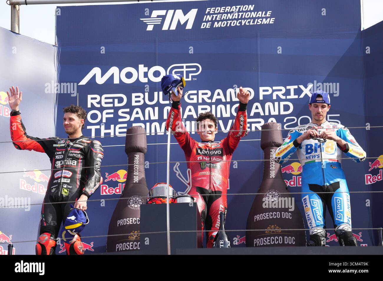 72 Marco Bezzecchi - Aprilia Racing motogp and 93 Marc Marquez - Ducati ...