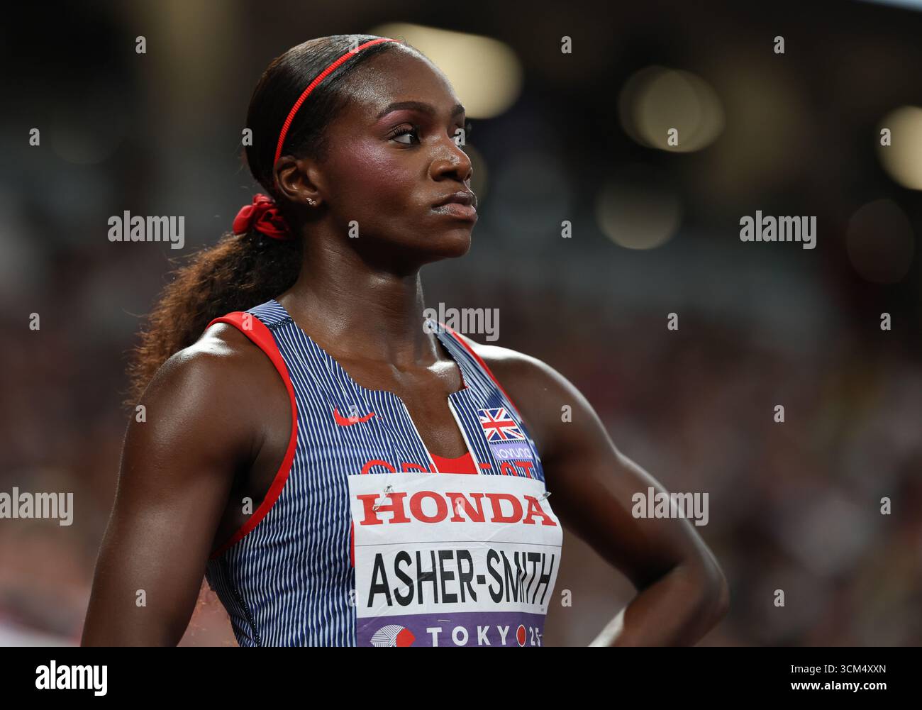 Dina ASHER-SMITH of Great Britain in the Women's 100m Semi Final 3 at ...