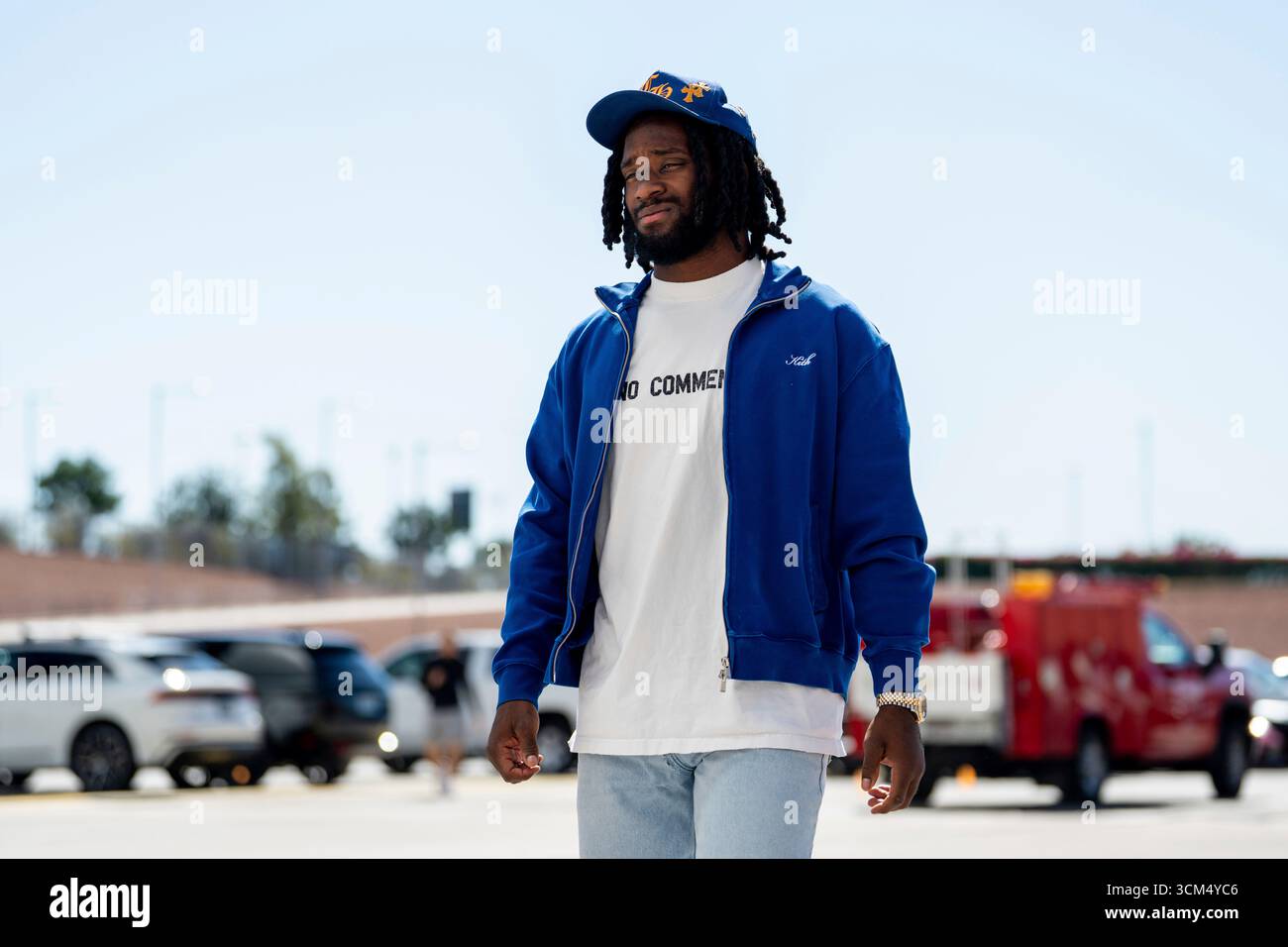 Arizona Cardinals running back Michael Carter (22) arrives to State ...