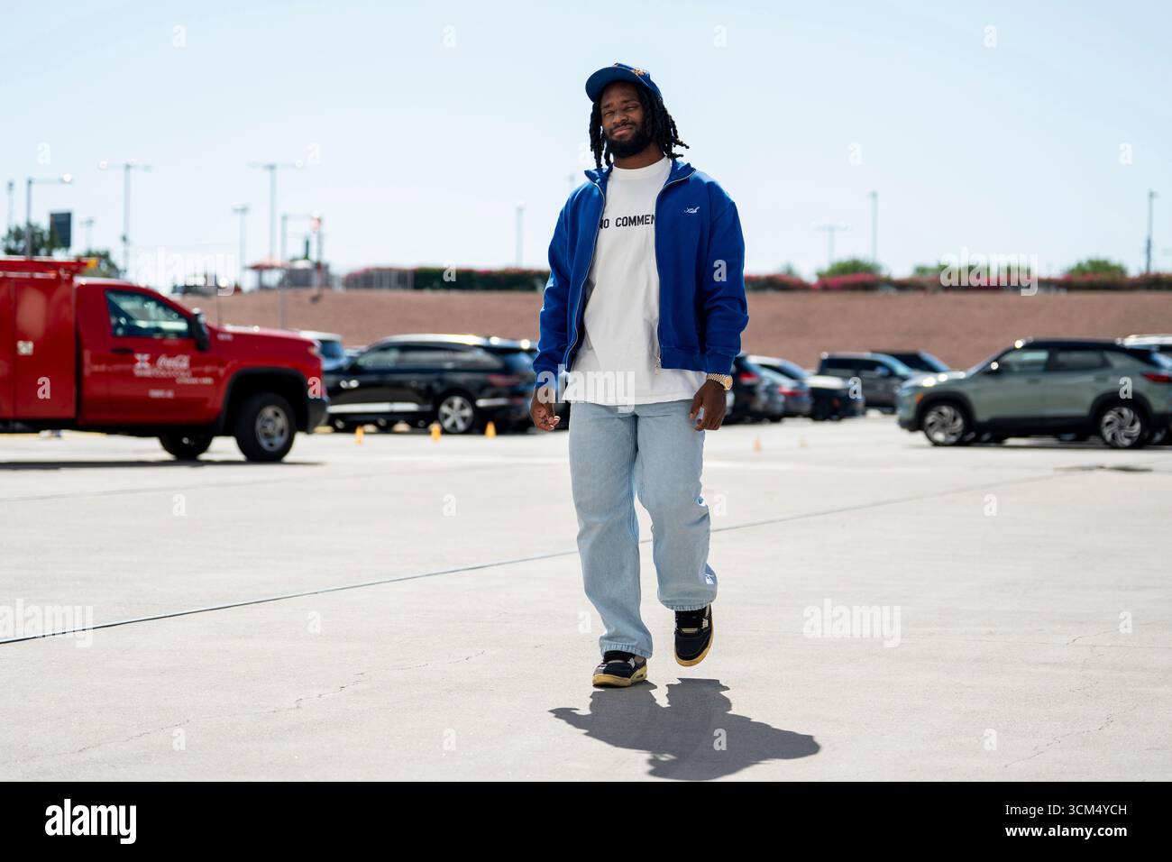 Arizona Cardinals running back Michael Carter (22) arrives to State ...