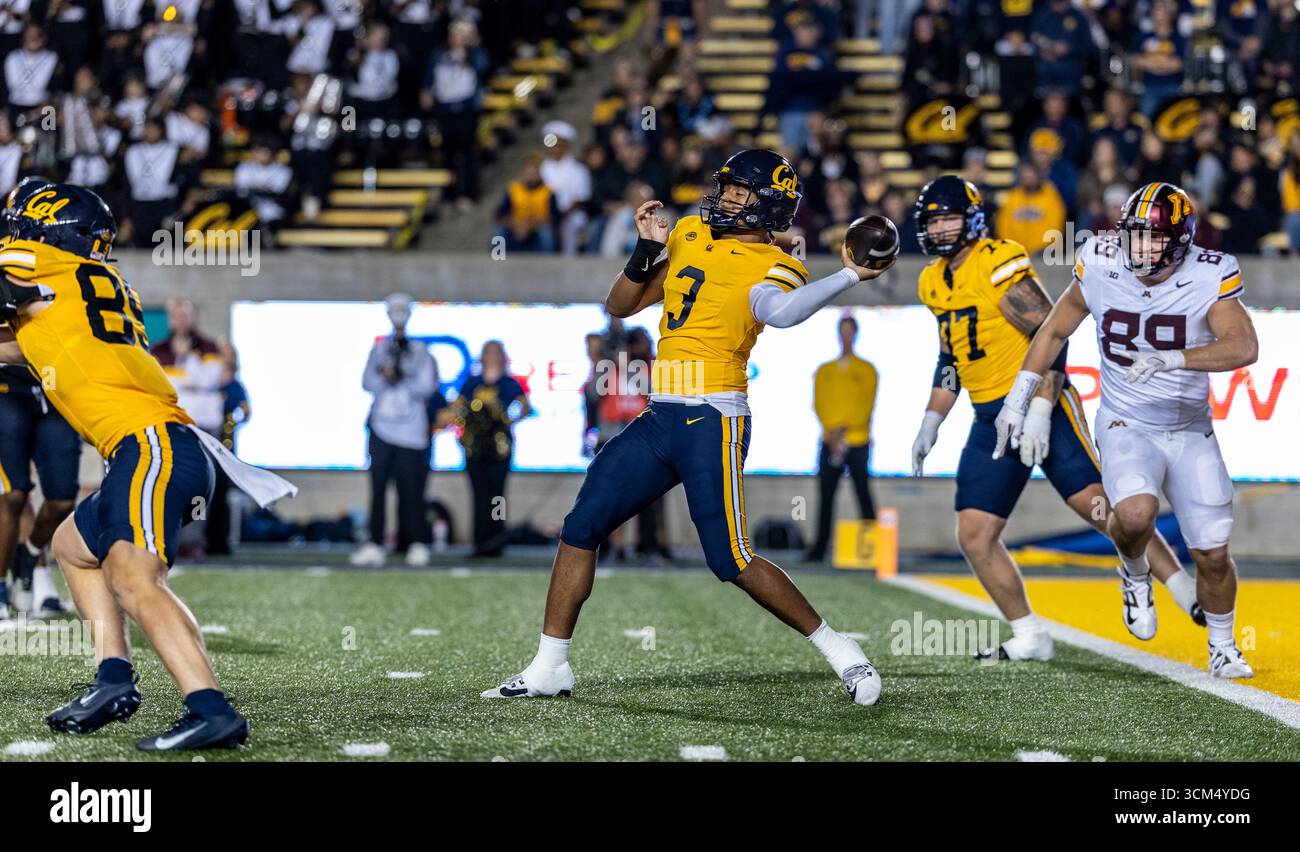 September 13 2025 Berkeley CA, U.S.A. California Golden Bears ...