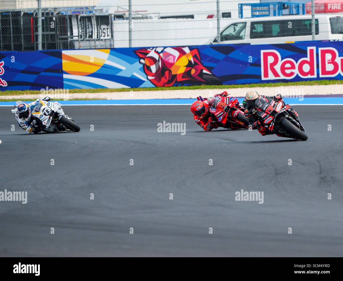 72 Marco Bezzecchi - Aprilia Racing motogp, 93 Marc Marquez - Ducati ...