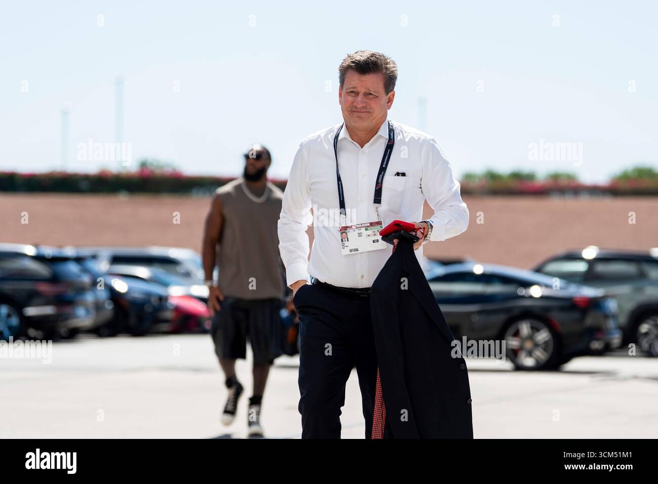 Arizona Cardinals Owner Michael Bidwell arrives to State Farm Stadium ...