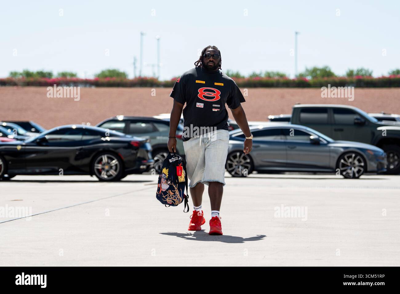 Arizona Cardinals defensive end L.J. Collier arrives to State Farm ...