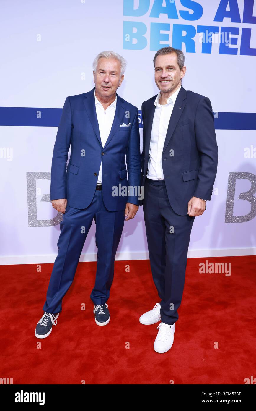 11.09.2025, Klaus Wowereit und Michael Mronz zur Bertelsmann Party 2025 ...