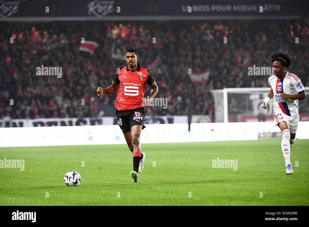 48 Abdelhamid AIT BOUDLAL (srfc) during the Ligue 1 McDonald's match ...