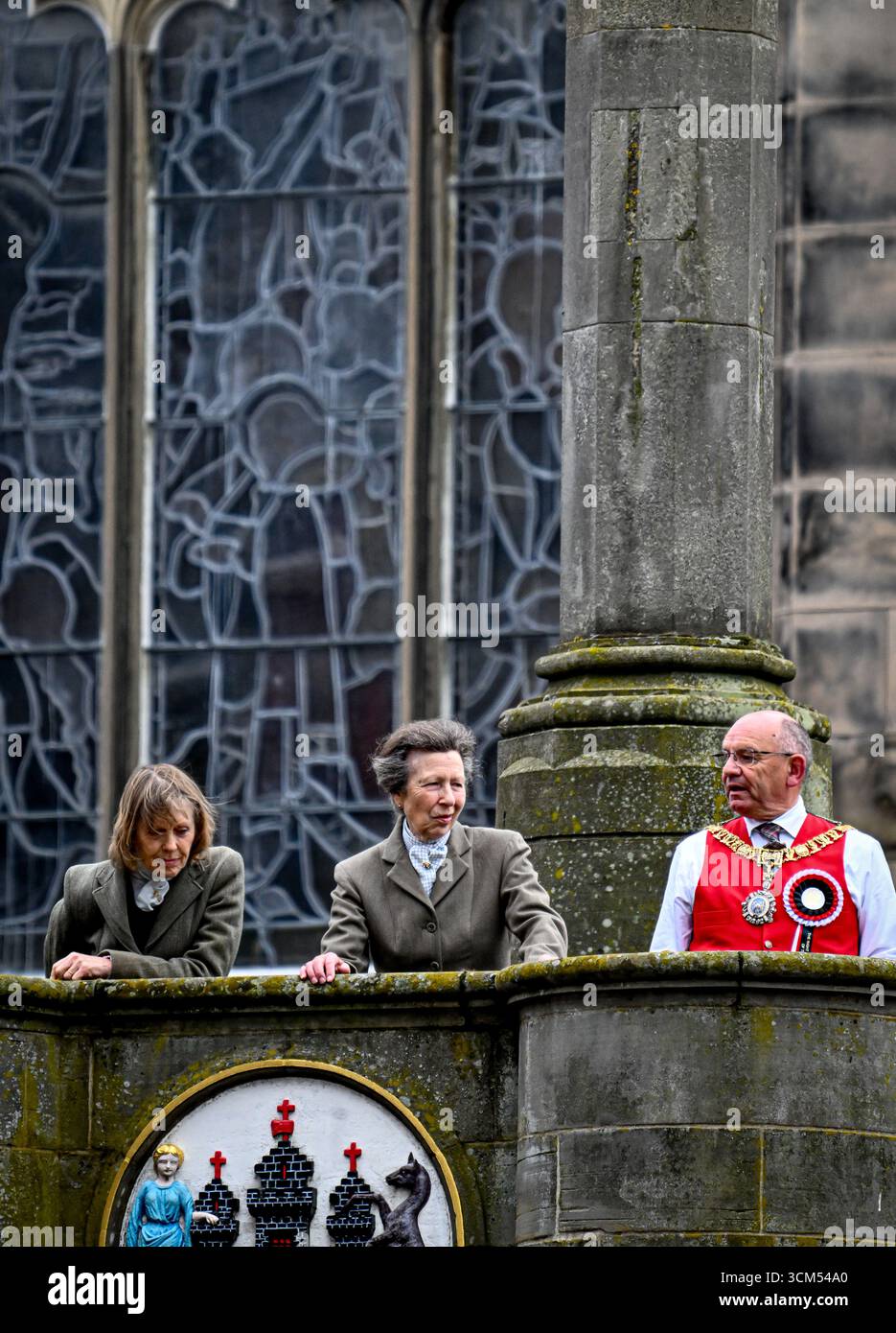 The Pricess Royal with Provost, Robert Aldridge. 14th September 2025 ...