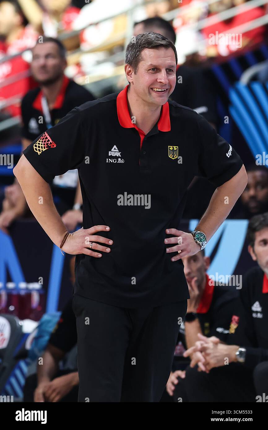 Germany's assistant coach Alan Ibrahimagic during FIBA Eurobasket 2025 basketball final match ...