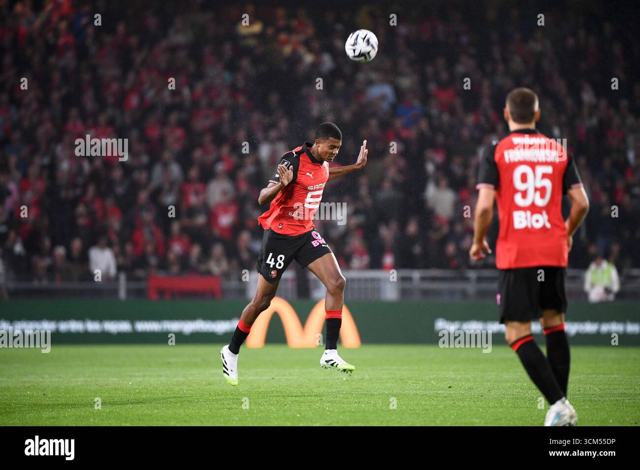 48 Abdelhamid AIT BOUDLAL (srfc) during the Ligue 1 McDonald's match ...