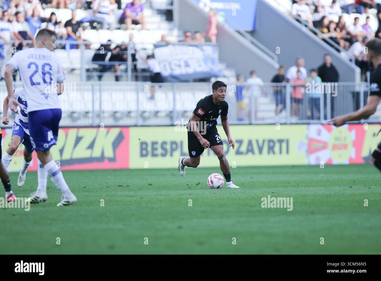 14.09.2025., Opus Arena, Osijek - SuperSport HNL, 6. kolo, NK Osijek - HNK Vukovar 1991. David ...
