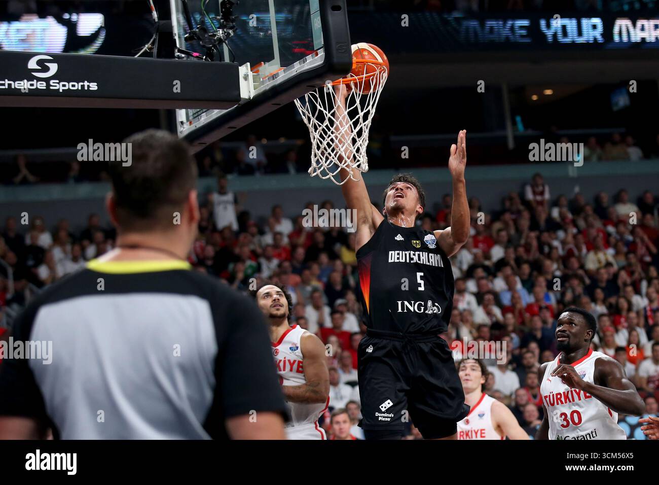 14 September 2025, Latvia, Riga: Basketball: European Championship ...