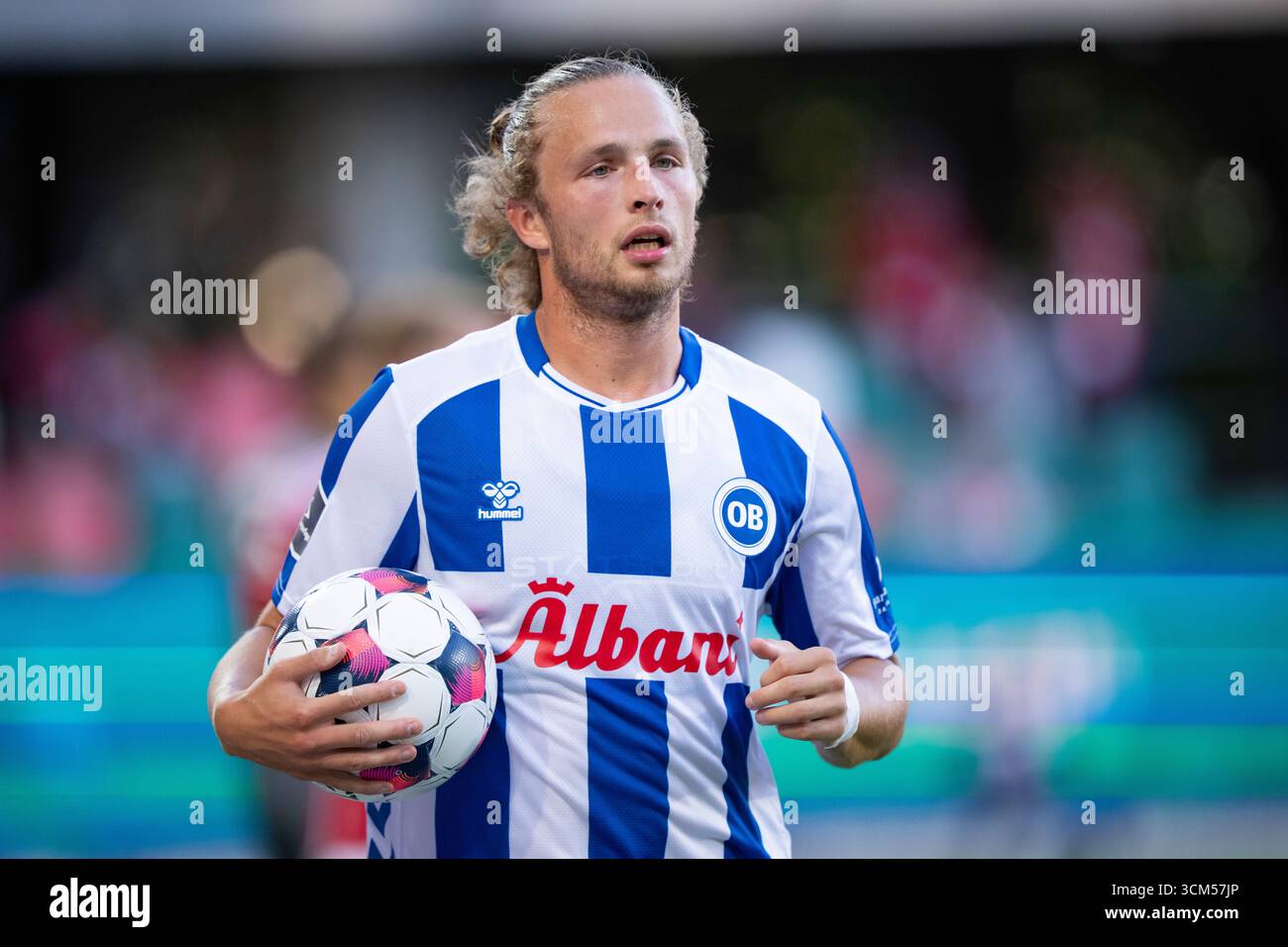 OB's Fiete Arp during the Super League match between Silkeborg IF and ...