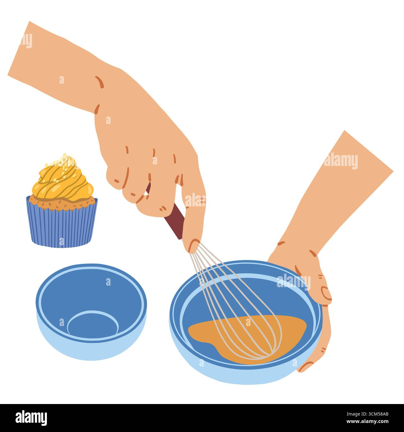 Homemade food concept top Stock Vector Images - Alamy
