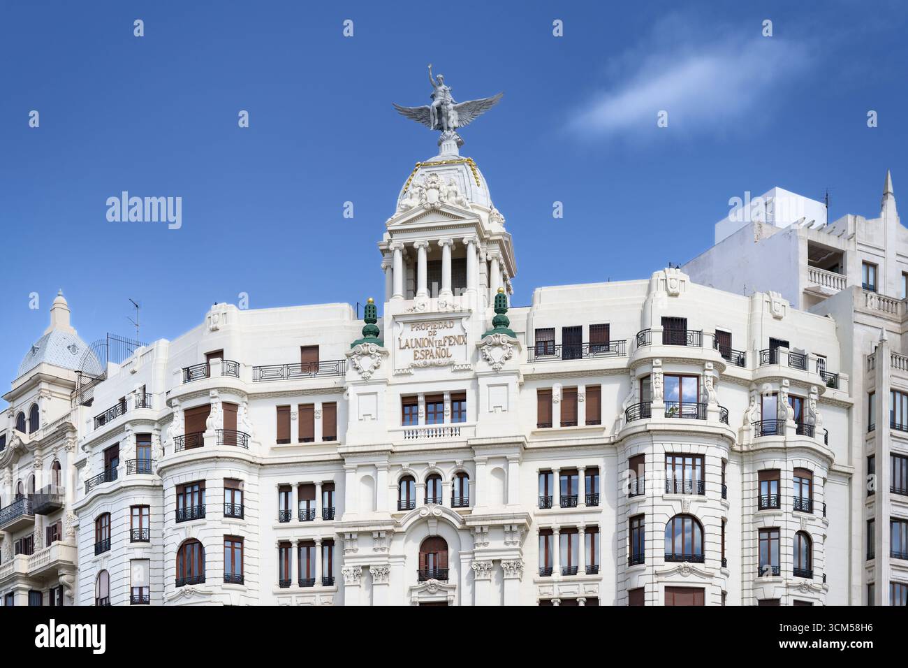 The Magnificent La Unión Y El Fénix Building In Valencia, Spain, With ...