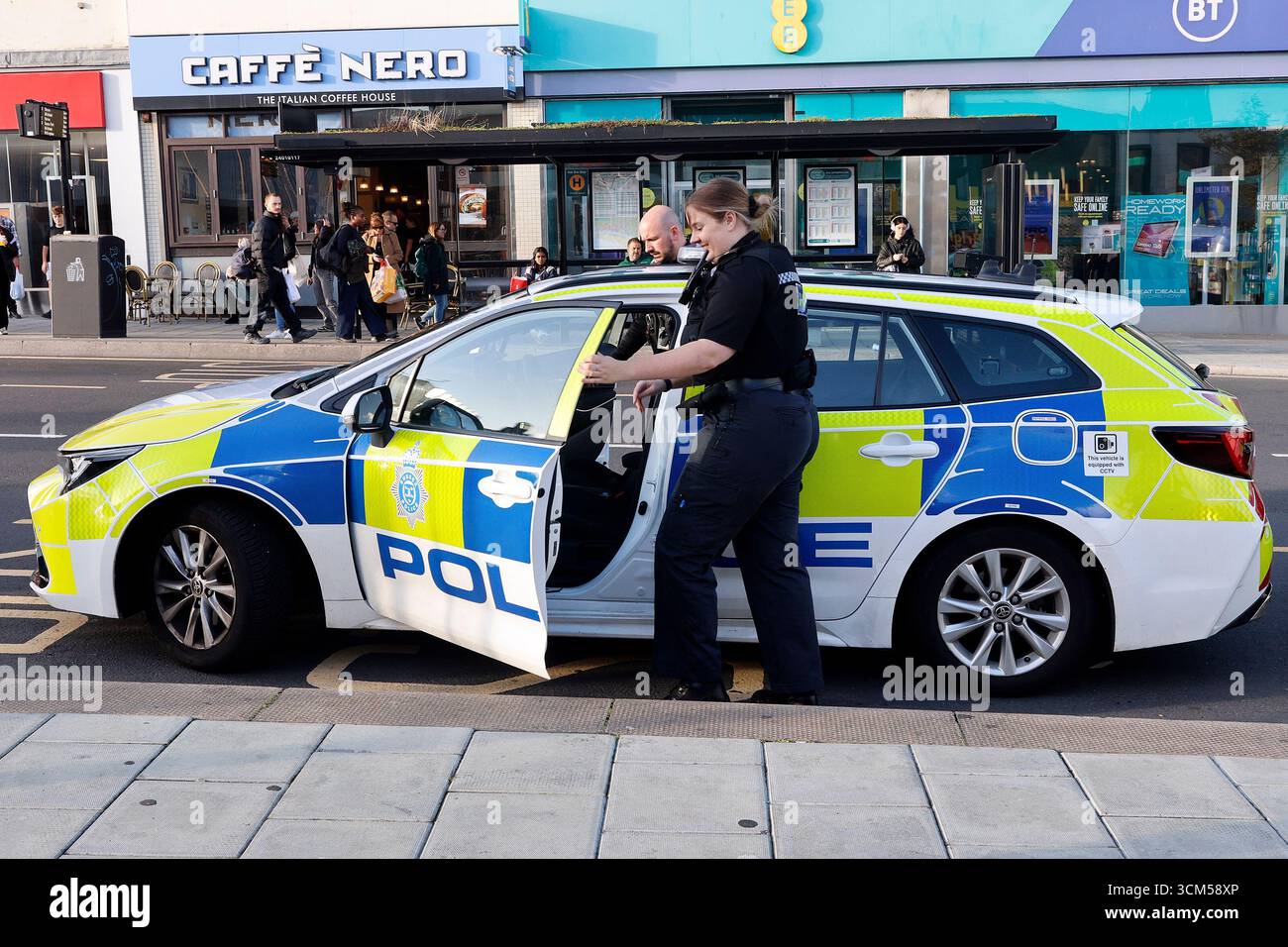 Uk policeman fat hi-res stock photography and images - Alamy