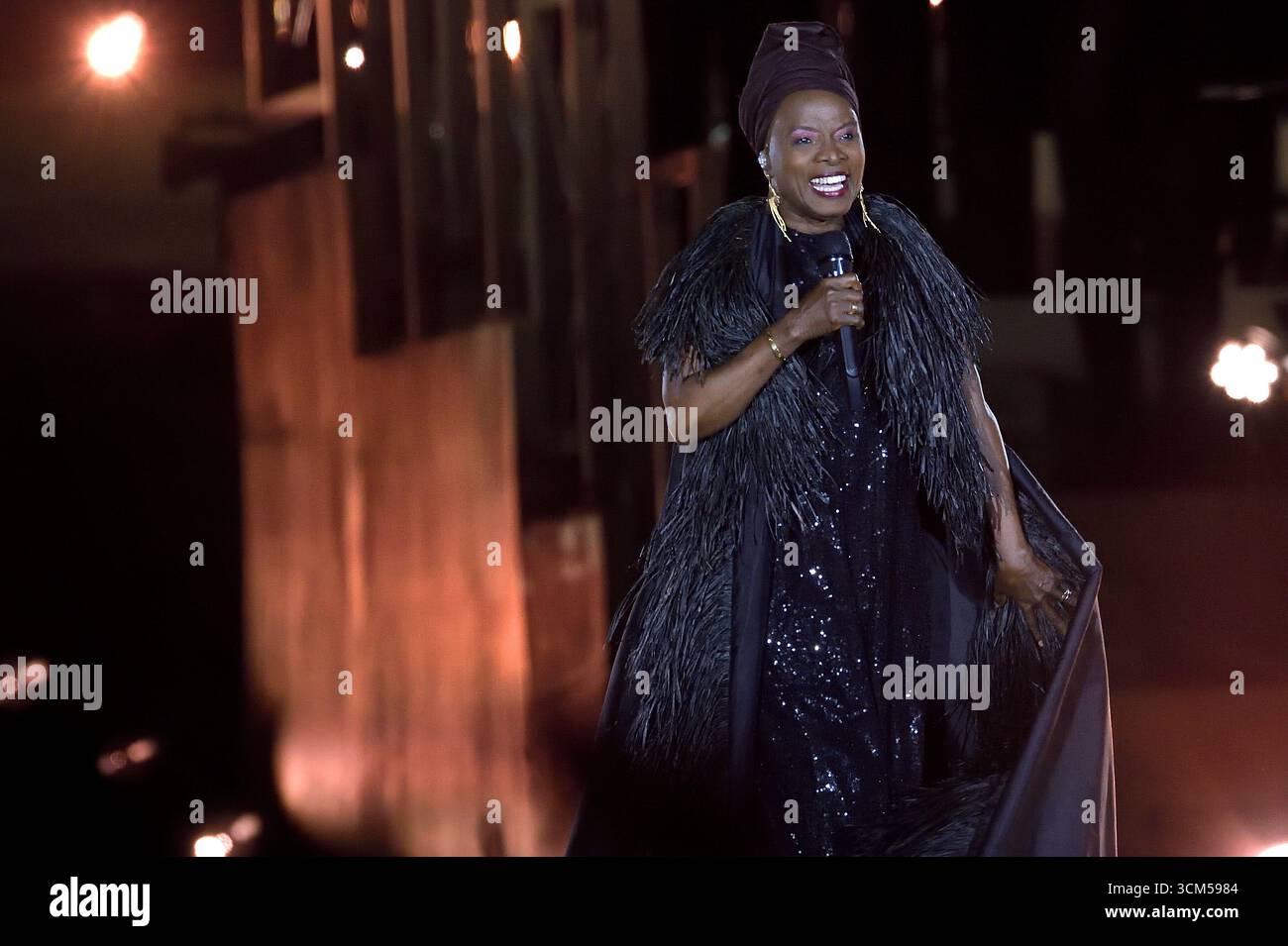 VATICAN CITY, VATICAN - SEPTEMBER 13: Angélique Kidjo performs on the ...