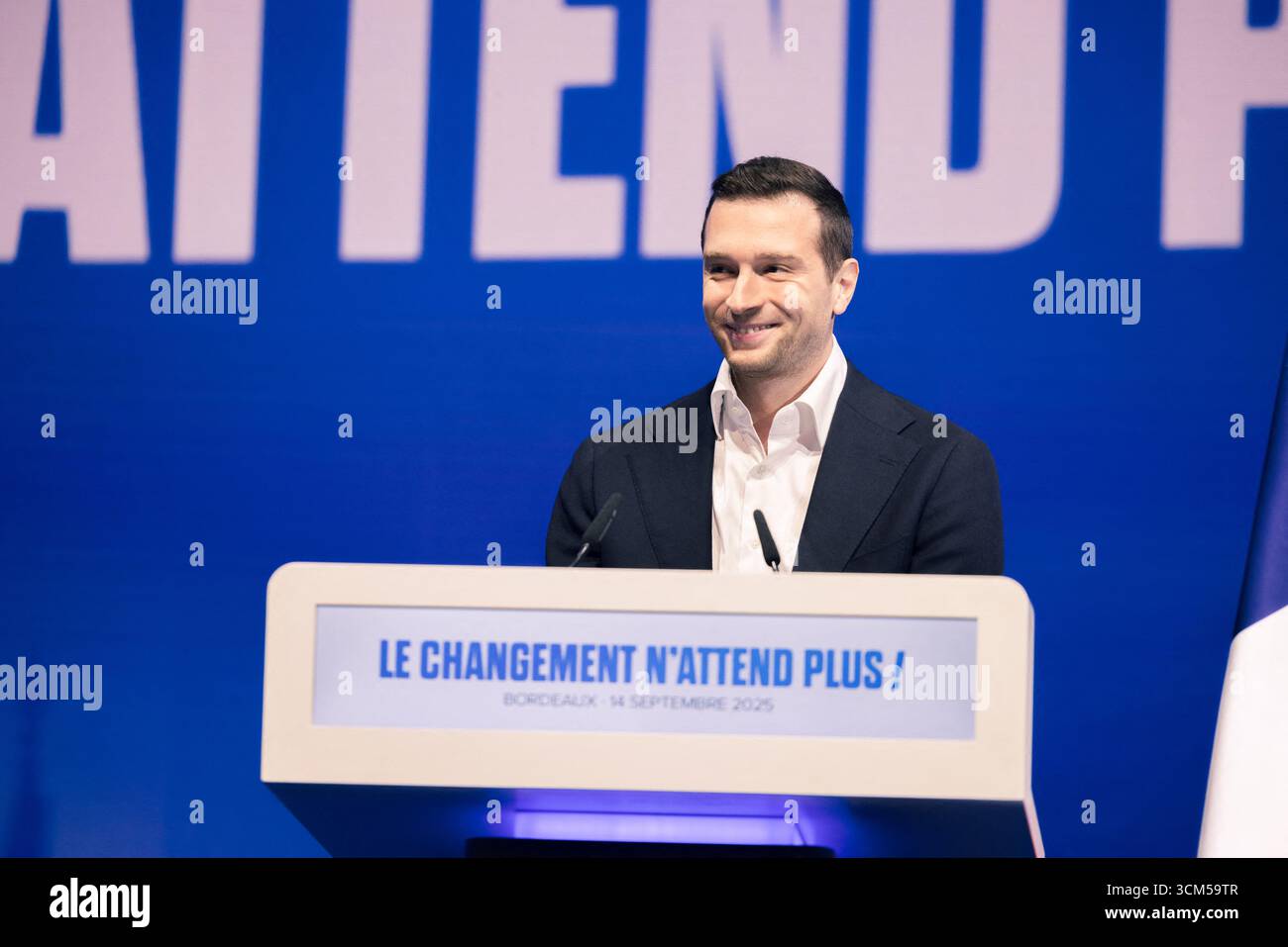 French far-right party Rassemblement National RN President Jordan ...