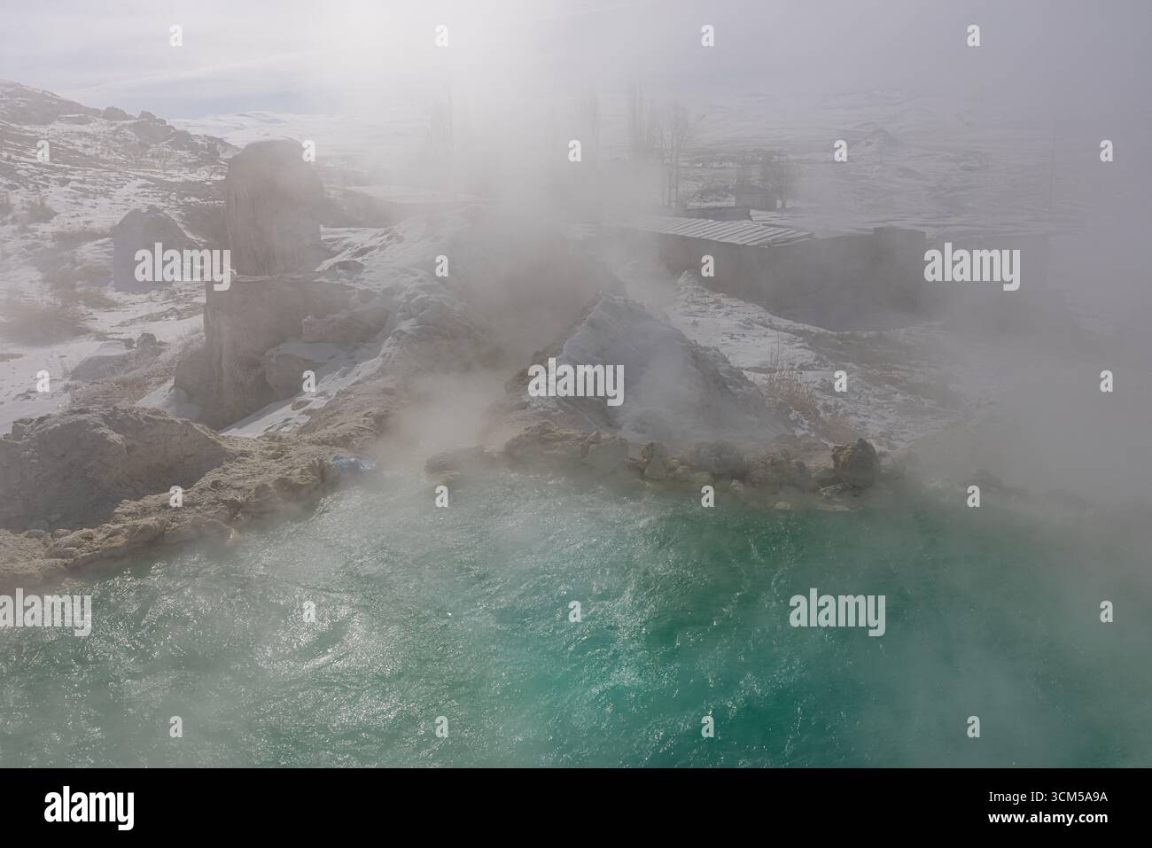 Agri Diyadin Thermal Springs, hot springs, hydrogen sulfide thermal ...