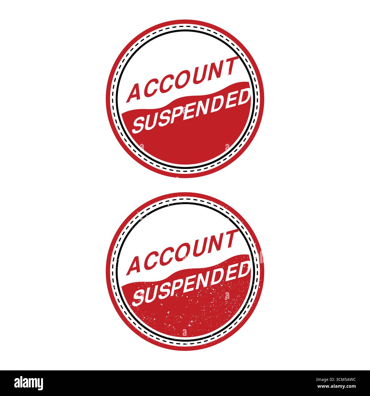 Suspended restriction Stock Vector Images - Alamy