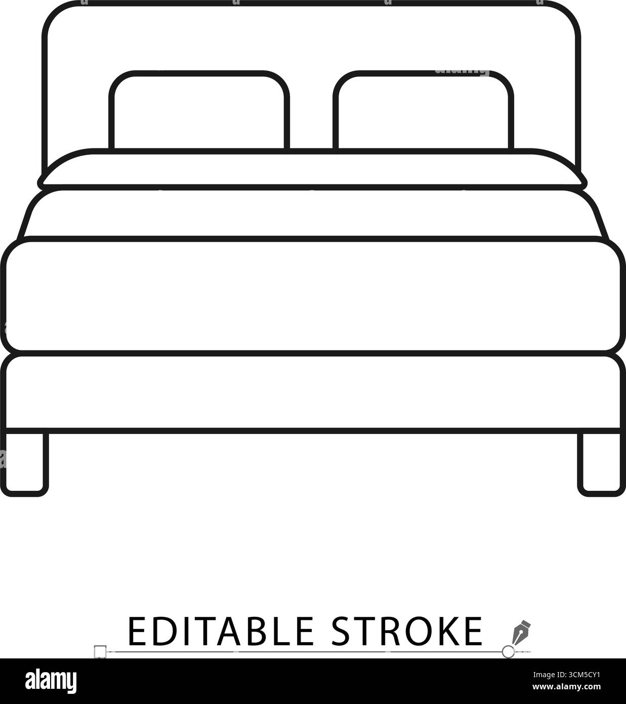 Modern bedroom interior soft Black and White Stock Photos & Images - Alamy