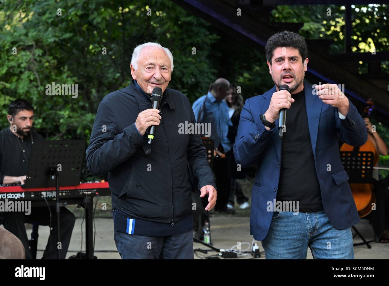 Como, Italy Mogol and Gianmarco Carroccia concert Quel Gran Genio re ...