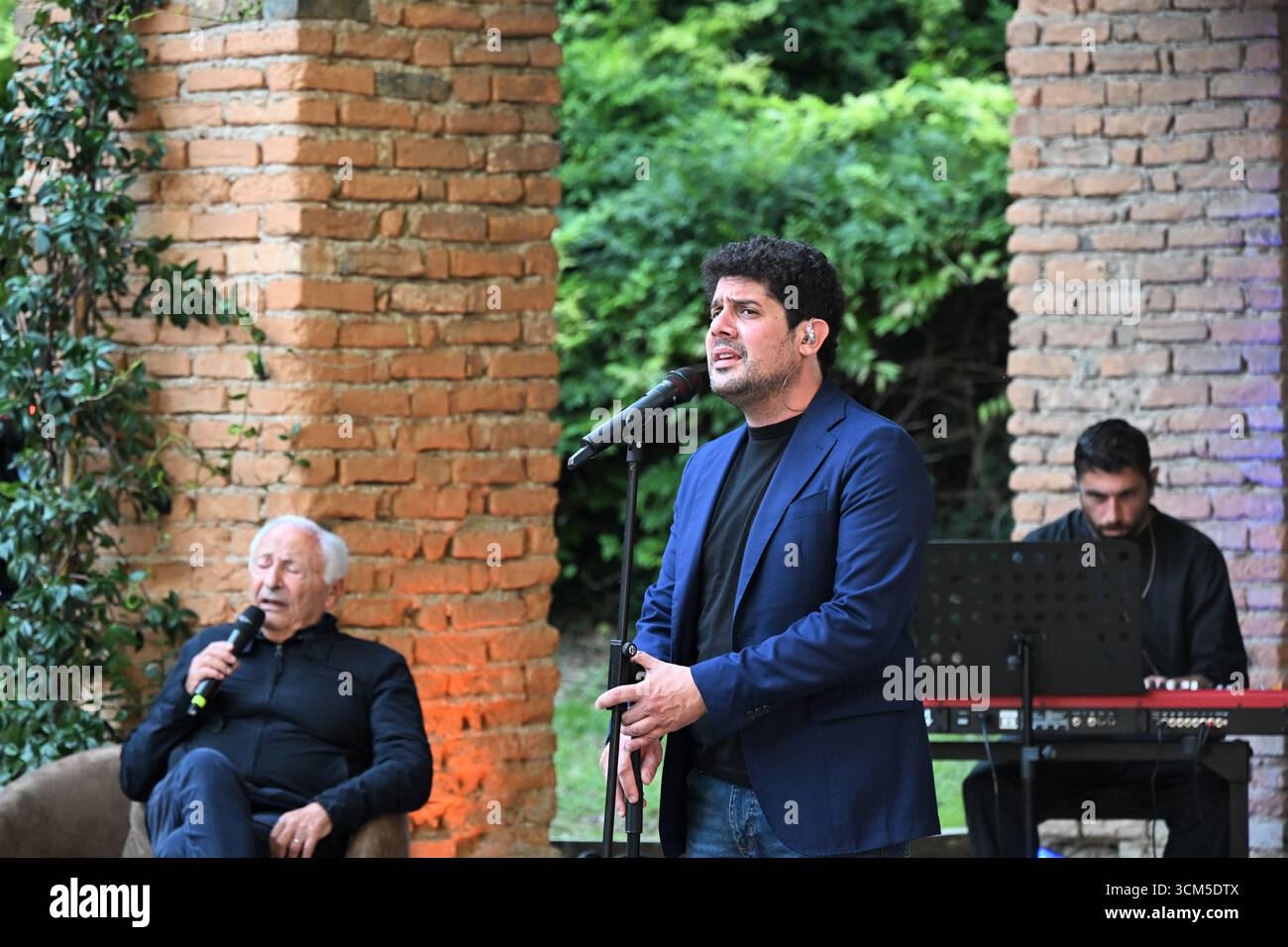 Como, Italy Mogol and Gianmarco Carroccia concert Quel Gran Genio re ...