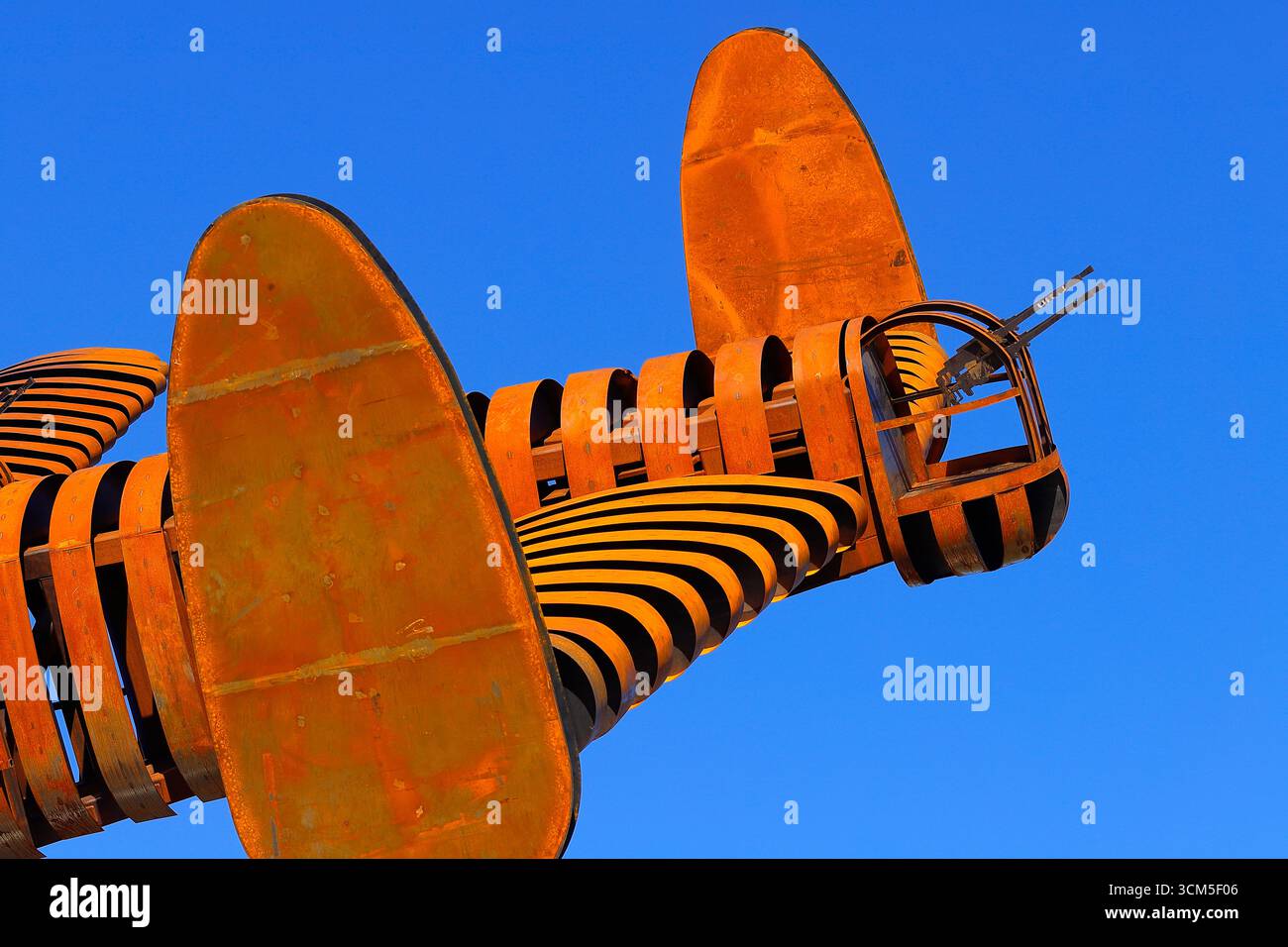 On Freedom's Wings is a full size Lancaster Bomber sculpture at Norton ...