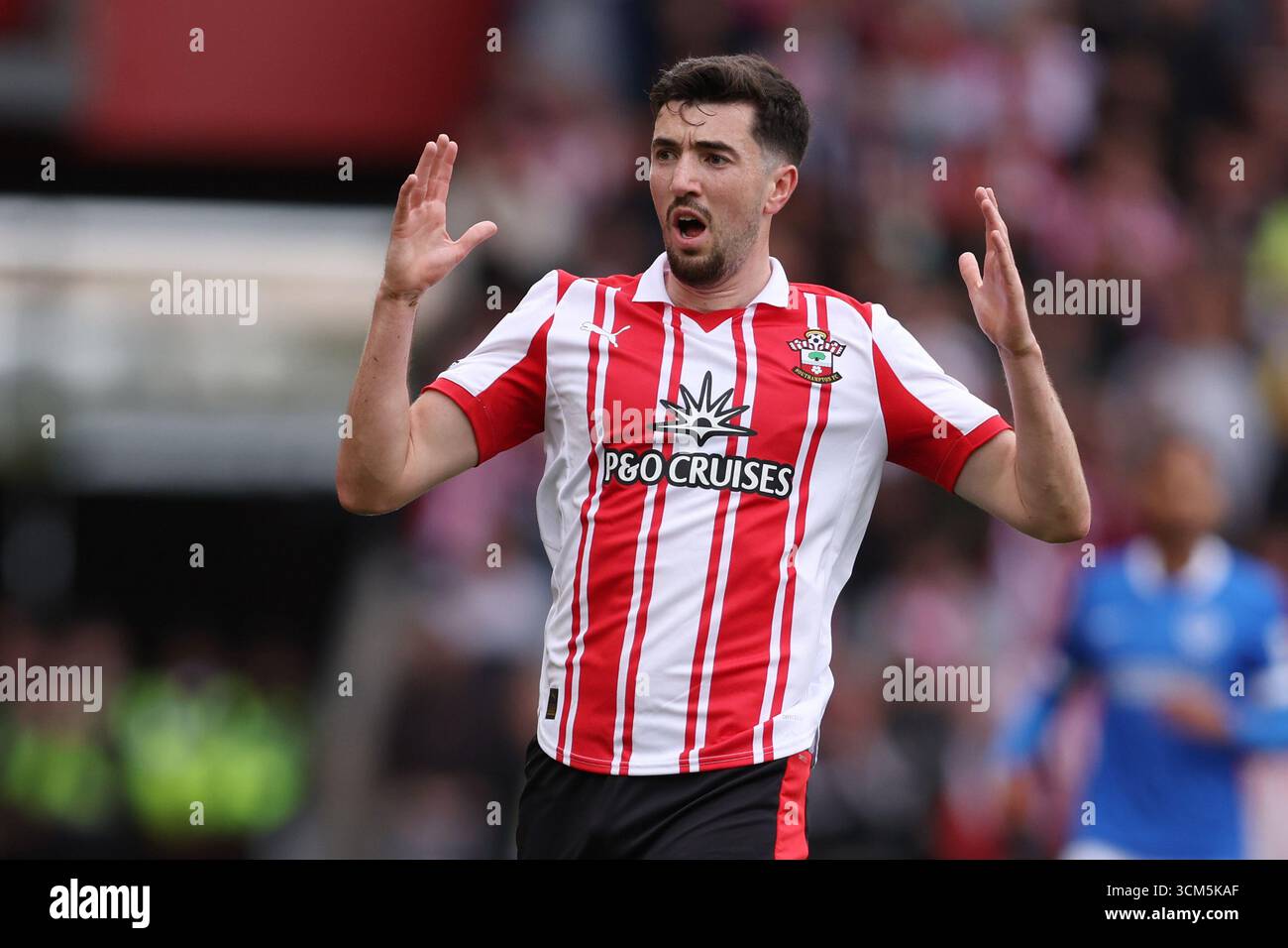 Southampton, England, 14th September 2025. Finn Azaz of Southampton ...