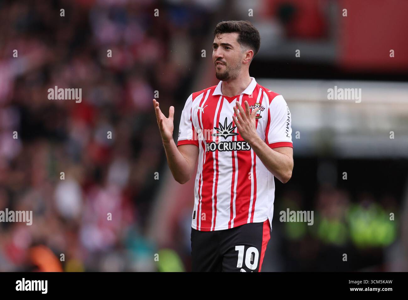 Southampton, England, 14th September 2025. Finn Azaz of Southampton ...