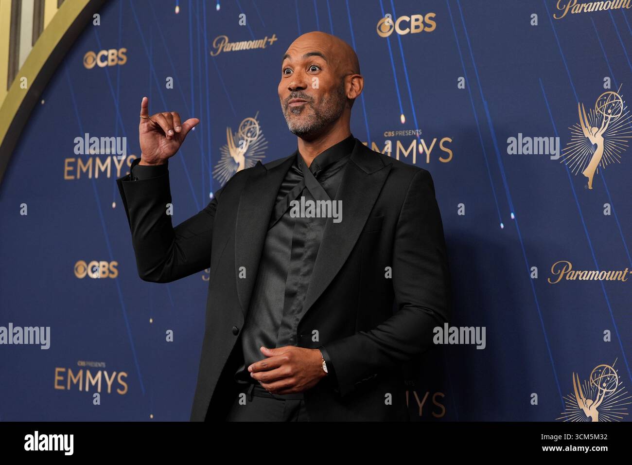 Melvin Robert arrives at the 77th Primetime Emmy Awards on Sunday, Sept ...