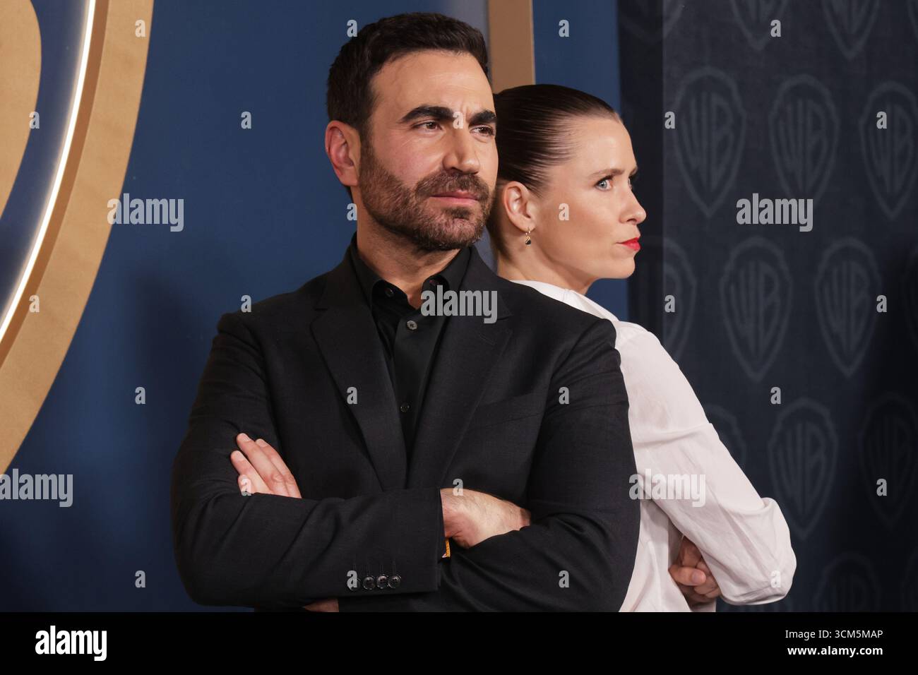 Brett Goldstein and Jessica Radloff attends the Warner Bros. Television ...