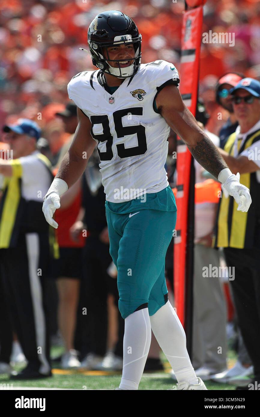 September 14, 2025: Jacksonville Jaguars TE Brenton Strange during WEEK ...