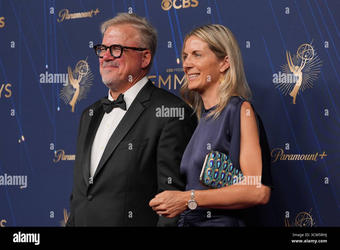 Alex Graves, left, and Lilly Graves arrive at the 77th Primetime Emmy ...