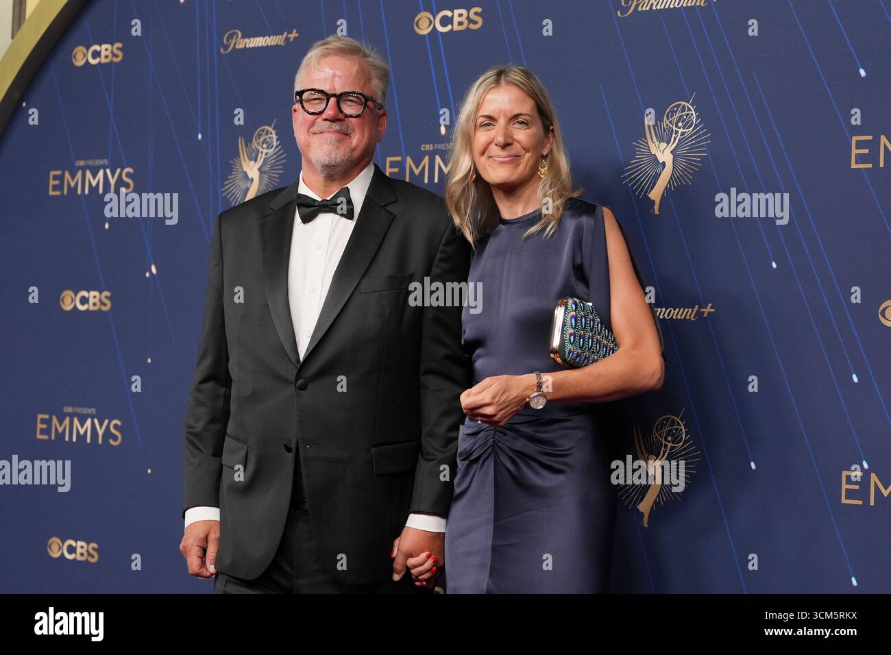 Alex Graves, left, and Lilly Graves arrive at the 77th Primetime Emmy ...