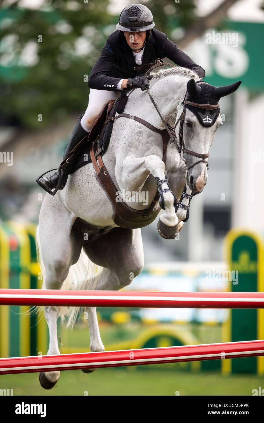 Martin fuchs of switzerland riding leone jei hi-res stock photography ...